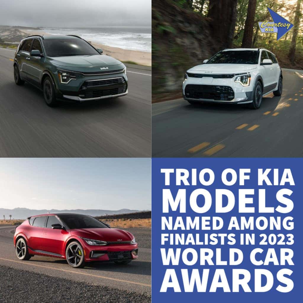 Trio of Kia models named among finalists in 2023 world car awards ...
