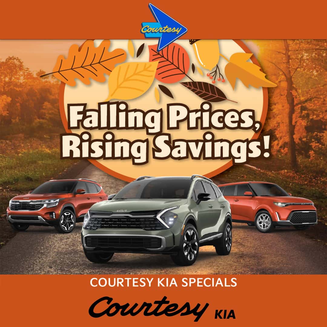 Falling Prices, Rising Savings at Courtesy Kia this November | Courtesy Kia