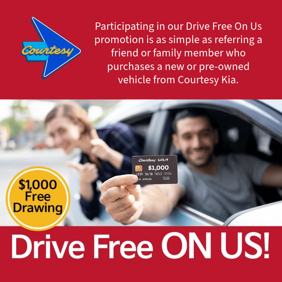 Drive Free On Us: Courtesy Kia's Generous Offer | Courtesy Kia
