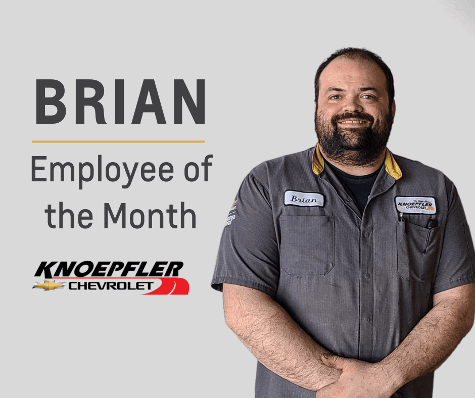 Brian McCabe Named Employee of the Month | Knoepfler Chevrolet