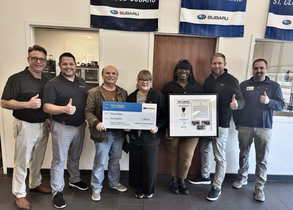 St. Cloud Subaru Wins National Love Promise Award | Luther Automotive