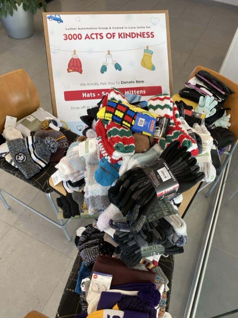 Metro Dealerships Collect Winter Gear for Homeless | Luther Automotive