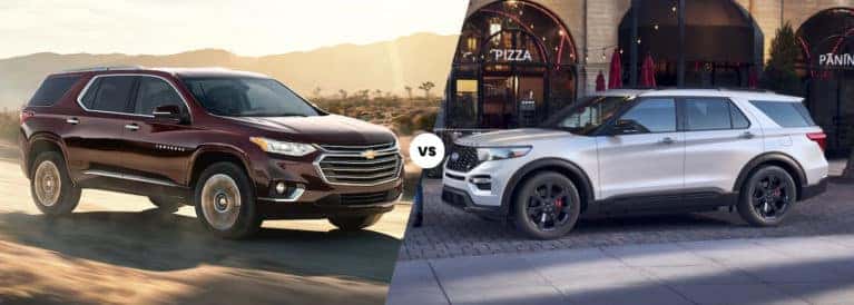 2021 Chevy Traverse vs. 2021 Ford Explorer | Mauer Chevrolet