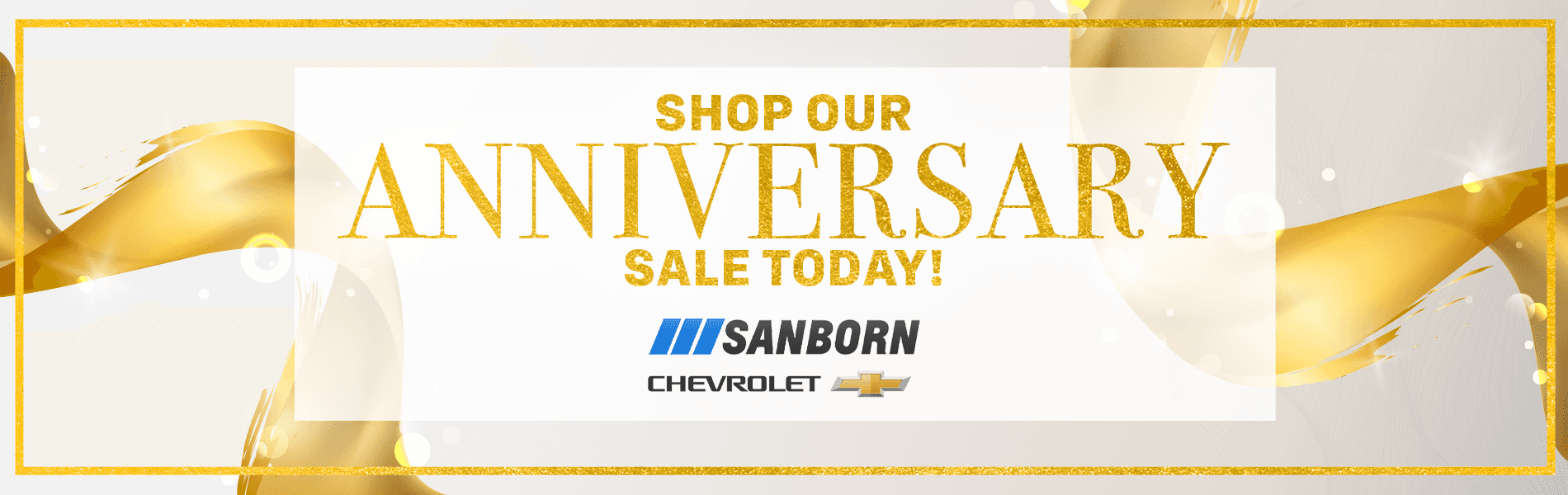 Shop Our Anniversary Sale! | Sanborn Chevrolet