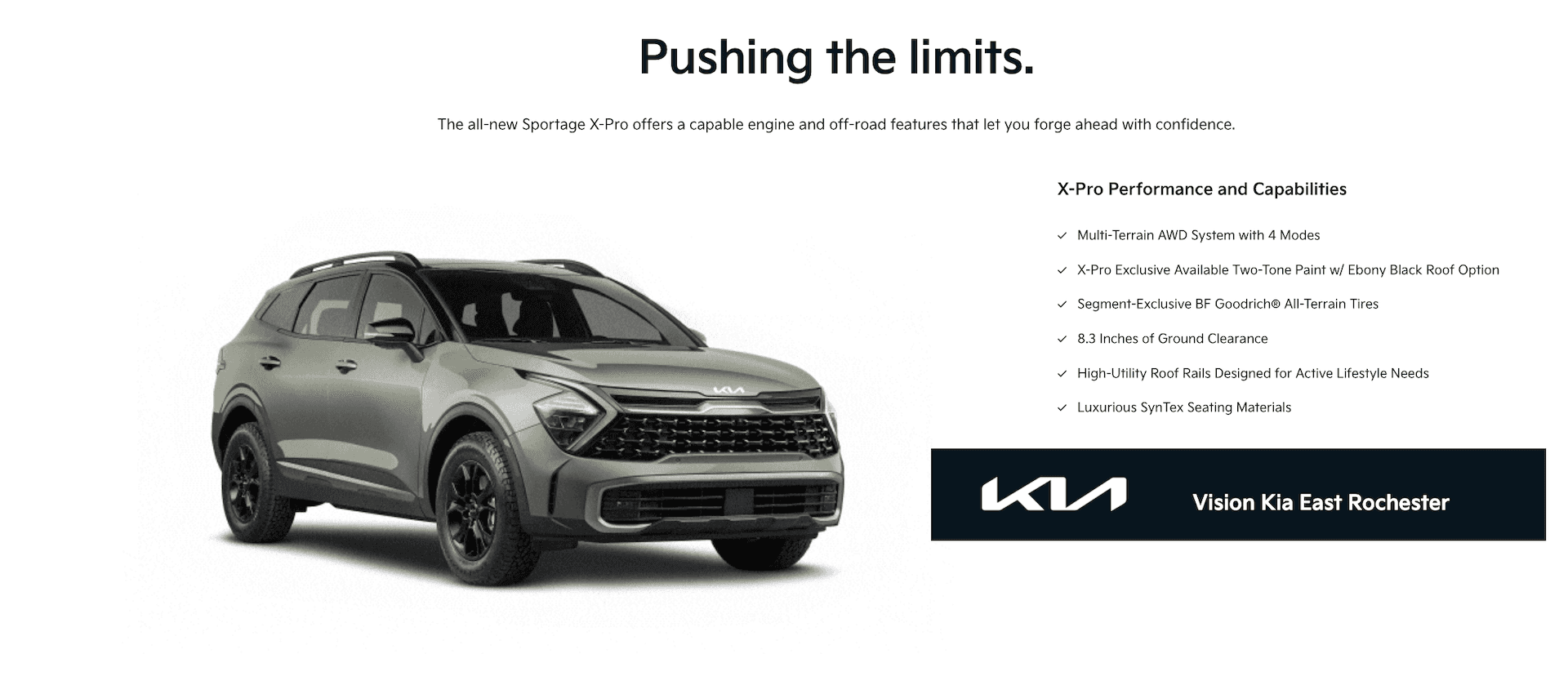 2023 KIA Sportage Near Rochester, NY| Vision KIA Custom Order In NY