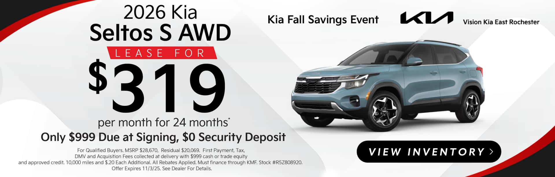 Vision KIA Dealership Rochester, NY | Best KIA Deals | Huge KIA Inventory